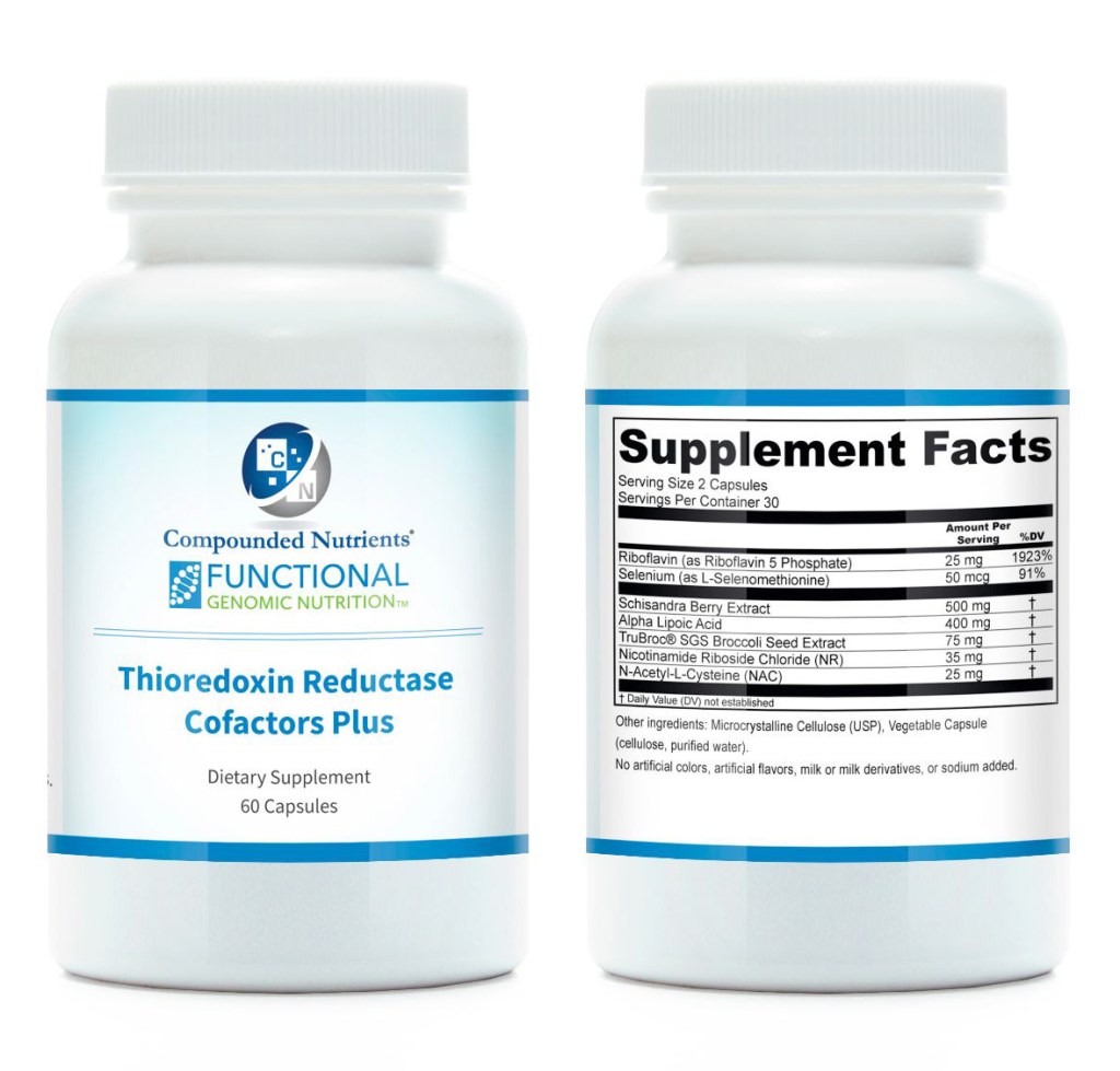 Thioredoxin Reductase Cofactors Plus: Custom Anti-oxidant Support